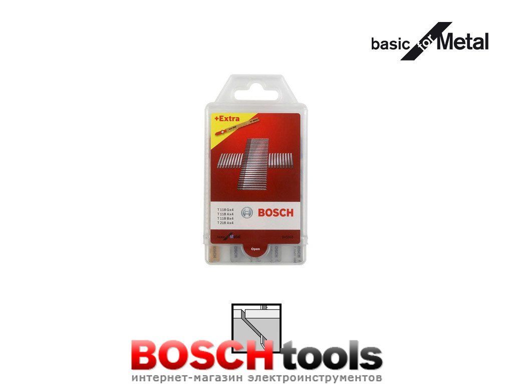 Набор Bosch basic for Metal 17 пильных полотен
