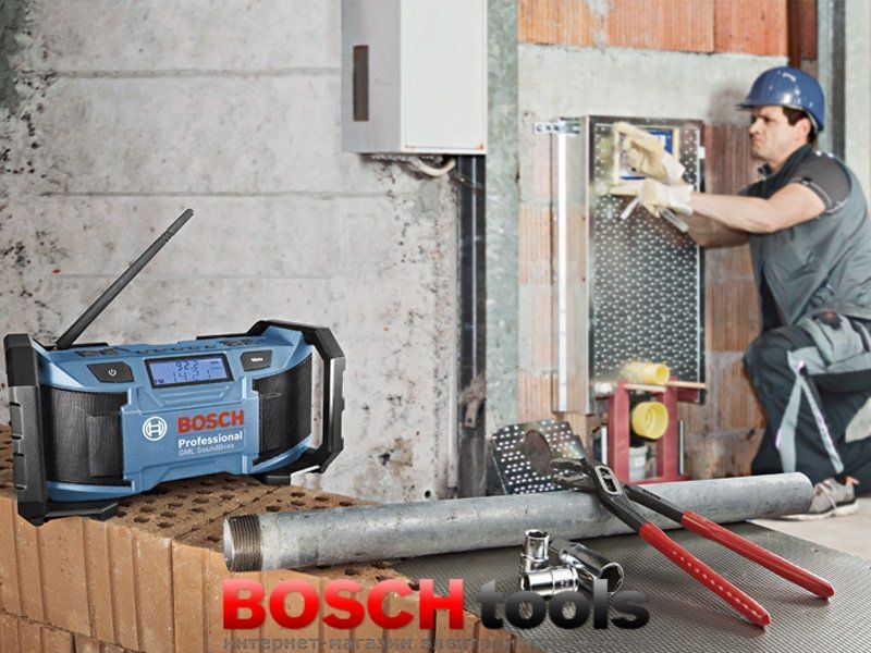 Радіоприймач Bosch GML SoundBoxx Professional - купити BOSCH 0601429900 ...